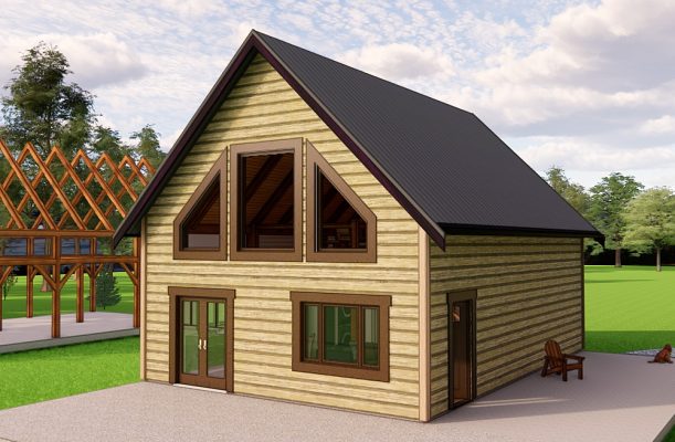 Timber Frame Cabin Beaver Lake 24 X 36 - Timber Shop