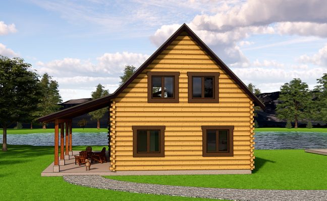 Timber Frame Cabin Beaver Lake 24 X 36 - Timber Shop