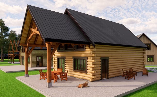 Timber Frame Cabin Beaver Lake 24 X 36 - Timber Shop